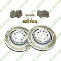 China For Maserati Ghibli SQ4 & Quattroporte Rear Brake Pads & Rotors Set OEM 670031597 673010325 for sale