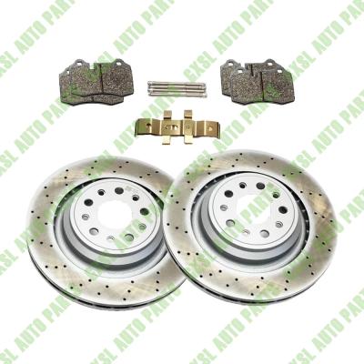 China For Maserati Ghibli SQ4 & Quattroporte Rear Brake Pads & Rotors Set OEM 670031597 673010325 for sale