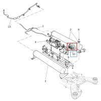 China For Maserati Levante 2017-2021 Air Suspension Valve Block OEM 670032006 for sale