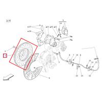 China For Maserati Levante S Front & Rear Brake Rotors Set OEM 670037769 670105706 for sale