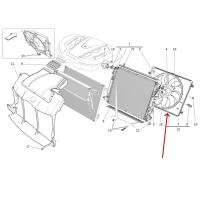 China For Maserati Ghibli Quattroporte M156 2014-2017 Radiator Fan OEM 670102597 670033757 for sale