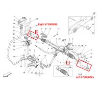 China For Maserati 3.0 Car Accessories Left Steering Outboard Ball Head OEM 673000005 for sale