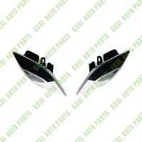 China For Maserati Quattroporte 2014-2017 Front Headlamp Headlight Washer Nozzle Chrome Cover Cap OEM 673008001 673008002 ﻿ for sale