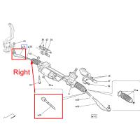 China For Maserati Levante (2019+) 2pcs Right Inner & Outer Tie Rod Ball Joint OEM 673007164 673007162 for sale