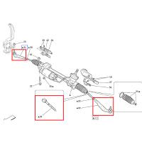 China For Maserati Levante (2019+) 4pcs Right Inner & Left Inner & Outer Tie Rod Ball Joint OEM 673007161 673007164 673007162 for sale