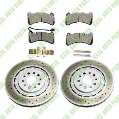 China For Maserati Ghibli SQ4 Quattroporte AWD Front Brake Pads & Rotors OEM 670030936 670007374 670030935 673010331 980139070 980156007 980156008 for sale