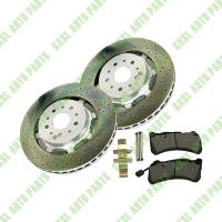 China For Maserati Granturismo GT & Quattroporte Front Brake Pads & Rotors OEM 2315318 673010328 673012044 980139070 for sale
