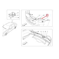 China For Maserati Quattroporte Front Bumper Parking Sensor Wire Harness PDC OEM 670007528 for sale