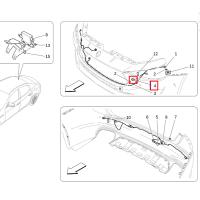 China For Maserati Ghibli Quattroporte 2014-2020 PDC Parking Bumper Reverse Assist Sensor OEM 670005173 0263013822 for sale