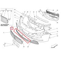 China For Maserati Ghibli 2014-2017 Front Bumper Central Grill OEM 670010773 for sale