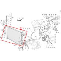 China For Maserati 4.7 Granturismo Quatroporte GT Auto Engine Parts Condenser OEM 228388 for sale