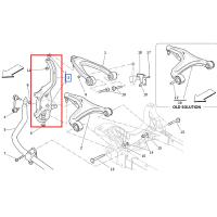 China For Maserati Ghibli Quattroporte Dualdrive Front Left Column Assembly Steeringknuckle OEM 670001805 for sale