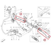 China For Maserati Levante (2017) 4pcs Left & Right Inner & Outer Tie Rod End Kit OEM 670039794 673004614 673004615 for sale