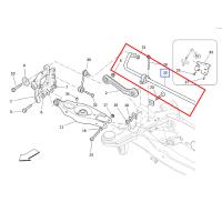 China For Maserati Ghibli Quattroporte Rear Wheel Balance Bar Assembly Rear Stabilizer Bar OEM 670214701 for sale