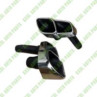 China For Maserati Quattroporte 3.0 V6 Exhaust Pipe Round Port Modified 3.8 V8 Square Stainless Steel Four Outlet Throat for sale