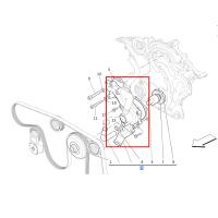 China For Maserati Ghibli Quattroporte 2014-2017 Auto Parts Engine Cooling Water Pump And Gasket OEM 297912 299667 for sale