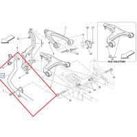 China For Maserati Quattroporte M156 Front Stabilizer Bar Front Balance Bar Assembly OEM 670006599 for sale