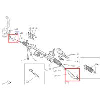 China For Maserati Levante (2019+) Left & Right Outer Tie Rod Ball Joint OEM 673007161 673007162 for sale