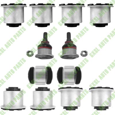 China 12 PCS For Aston Martin Front Rear Upper Control Arm Bushing Ball Joint Kit OEM 8D333084AC 4G433084BE 6G333084AB 8D333091AC 4G433091BE 6G333091AB 6G335K743AA 6G335K742AA 4G435K742BC 4G435K743BC for sale
