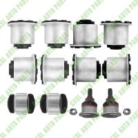 China 12 PCS For Aston Martin Front Rear Upper Control Arm Bushing Ball Joint Kit OEM 8D333084AC 4G433084BE 6G333084AB 8D333091AC 4G433091BE 6G333091AB 6G335K743AA 6G335K742AA 4G435K742BC 4G435K743BC for sale