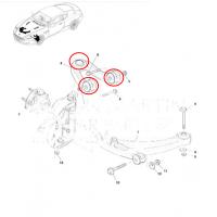 China 12 PCS For Aston Martin Front Rear Upper Control Arm Bushing Ball Joint Kit OEM 8D333084AC 4G433084BE 6G333084AB 8D333091AC 4G433091BE 6G333091AB 6G335K743AA 6G335K742AA 4G435K742BC 4G435K743BC for sale