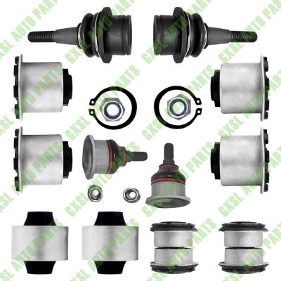 China 14PCS For Aston Martin Front Upper Lower Control Arm Bushing Ball Joint Kit OEM 8D333084AC 4G433084BE 6G333084AB 8D333091AC 4G433091BE 6G333091AB 4G433A052BE 8D333A052AC 4G433A053BF 8D333A053AC for sale