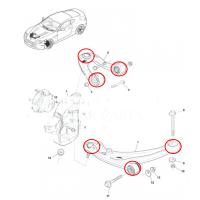 China For Aston Martin Front Upper Lower Rear Upper Control Arm Bushing Ball Joint Kit OEM 6G335K742AA 6G335K743AA 4G433084BE 8D333084AC 6G333084AB 8D333091AC 4G433091BE 6G333091AB 4G433A052BE 8D333A052AC for sale