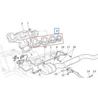 China For Maserati Quattroporte M139 Granturismo GT GranCabrio 2007-2016 Exhaust Manifold Gasket OEM 235756 for sale