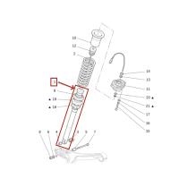 China For Maserati Quattroporte 2007-2022 M139 Left And Right Front Shock Absorber Strut Damper OEM 248255 220915 for sale