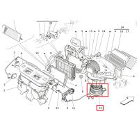 China For Maserati Ghibli M157 Quattroporte M156 Front Blower Assembly Air Conditioning Blower OEM 673000088 for sale