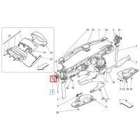 China For Maserati Quattroporte (2013+) Dashboard Panel Gaskets OEM 673002029 for sale