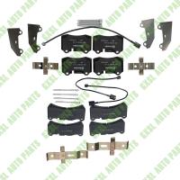 China For Maserati Quattroporte GranTurismo GC 4.7L Front & Rear Brake Pad kit OEM 673010323 673010328 673012040 673012044 for sale