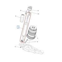 China For Maserati Levante 2017-2022 M161 Rear LH & RH Shock Absorbers Struts OEM 670037439 670159686 for sale