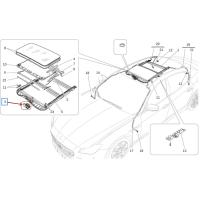 China For Maserati Ghibli Quattroporte 2014-2021 M156 Sunroof Motor Sun Roof Motor OEM 673000063 for sale
