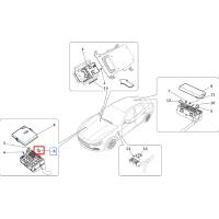 China For Maserati Quattroporte Ghibli Levante Power Relay Replace OEM 673002861 05269988AA for sale