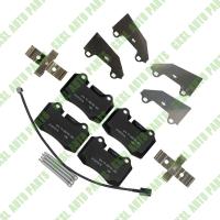 China For Maserati Quattroporte GranTurismo GT Rear Brake Pads Kit OEM 673010323 673012040 for sale