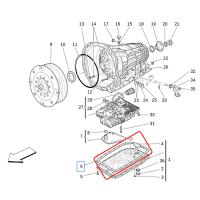 China For Maserati GC GT Quattroporte 2pcs Complete Oil Filter & Oil Sump Gasket OEM 227350 228048 for sale