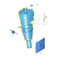 China For Volkswagen Huiang Bentley Mulsanne Porsche Macan Audi Front Air Suspension Spring Bag Suitable OEM 4H0616039AP for sale