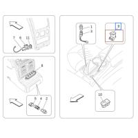 China For Maserati Granturismo 2003-2019 Electric Parking Brake Switch Button Panel OEM 222648 ﻿ for sale