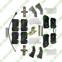 China For Maserati GranTurismo, Quattroporte 4.2L Front & Rear Brake Pads Kit OEM 673010321 673012040 673012042 for sale