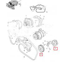 China For Aston Martin Rapide Steering Power Pump With Pulley OEM AD433A696AA for sale