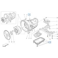 China For Maserati Ghibli Quattroporte M156 2014-2017 Filter Transmission Oil Pan Kit OEM 673003178 for sale