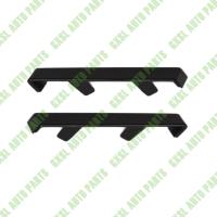 China For Maserati Ghibli M157 2014-2020 Bracket Glossy Black Trim Holder Front Bumper Left And Right Plate OEM 670011291 670011292 for sale