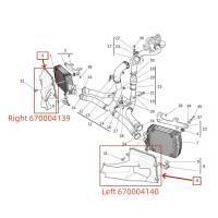China For Maserati Ghibli Right Air Duct OEM 670004139 for sale