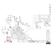 China For Lamborghini Aventador Transmission Speed Sensor OEM 0CE141297 for sale