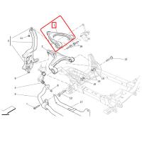 China For Maserati Levante 2017-2020 Front Left Upper Control Arm OEM 670031995 for sale