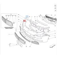 China For Maserati Ghibli 2014-2016 Bracket Of Front Bumper Fitting Left And Right Side OEM 670004458 670004442 for sale