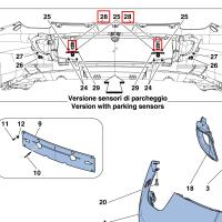 China For Maserati Gran Turismo Ferrari Front Bumper Car Parktronic PDC Parking Sensor OEM 217832 for sale