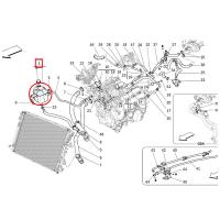 China For Maserati Quattroporte 3.0 Cooling System Radiators Expansion Tank OEM 670004150 for sale
