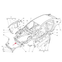 China For Maserati Quattroporte M156 2013-2022 Front Cross Member Support Bracket OEM 673006239 for sale